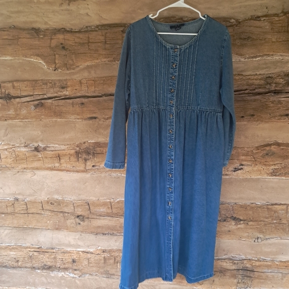 Original TY Wear | Dresses | Original Ty Wear Vintage Blue Long Sleeved ...